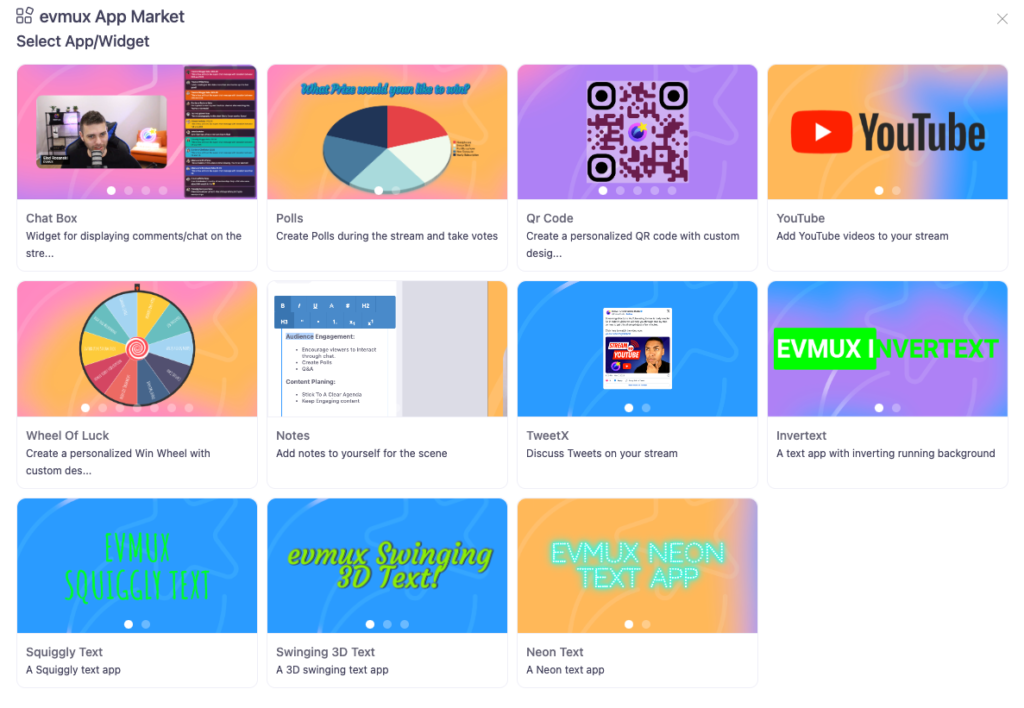 Enhance Your Live Stream with Widgets: A Guide | evmux
